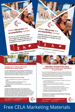 Implementing CELA Service: Manitoba Public Libraries | CELA